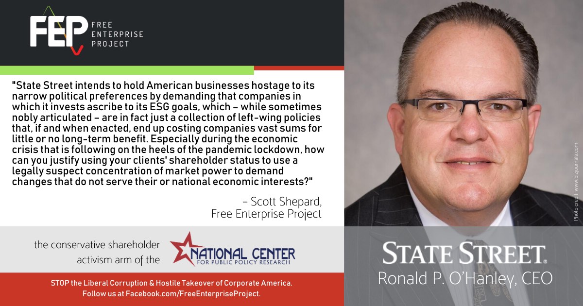 State Street CEO Suggests Company’s Leftist Commitments are a ...